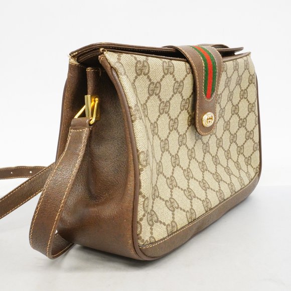 Gucci | Bags | Auth Gucci Sherry Line Shoulder Bag 16 2 076 Womens Gg ...